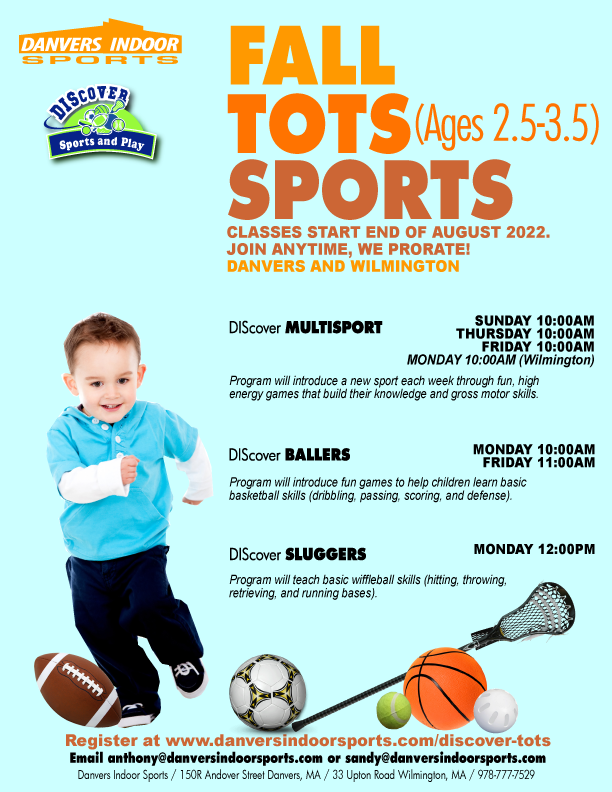 DIScover Tots - Danvers Indoor Sports