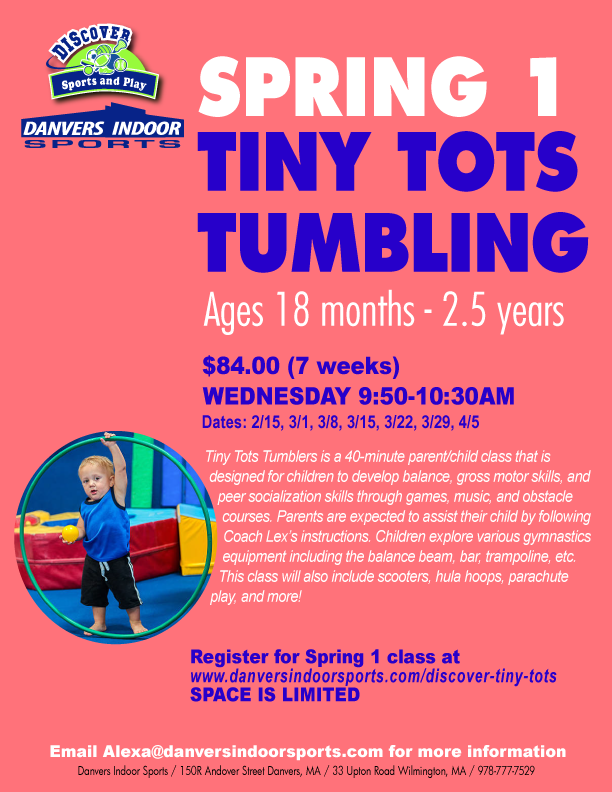 DIScover Tiny Tots - Danvers Indoor Sports